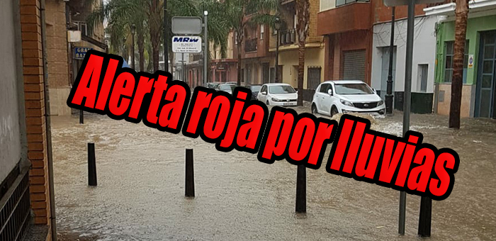 Alerta roja por fuertes lluvias – Bandú – Cheste